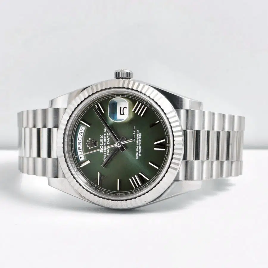 rolex day date 228239 green - Bonanno Jewelry