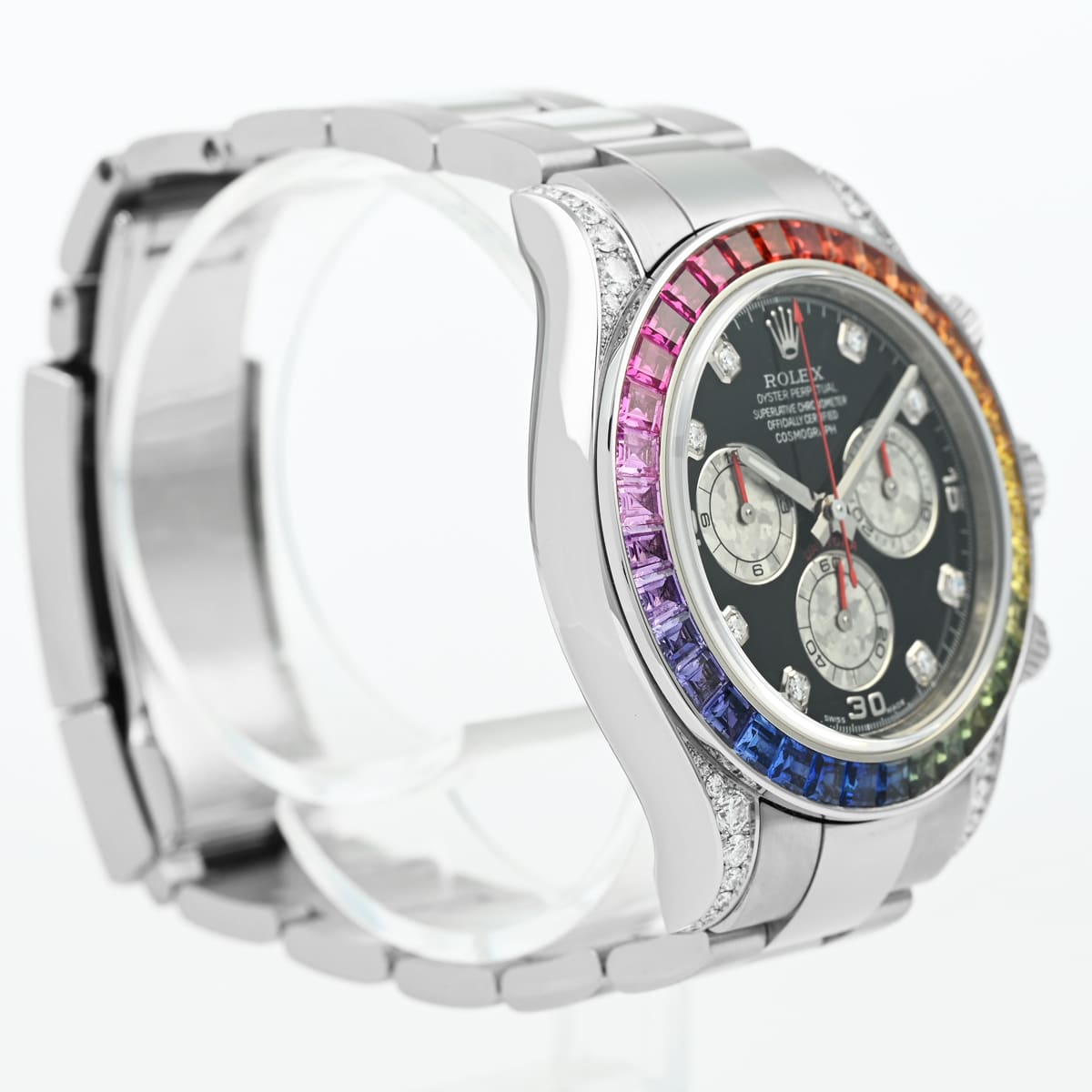 Rolex Daytona Rainbow Whitegold 116599RBOW - Gioielleria Bonanno