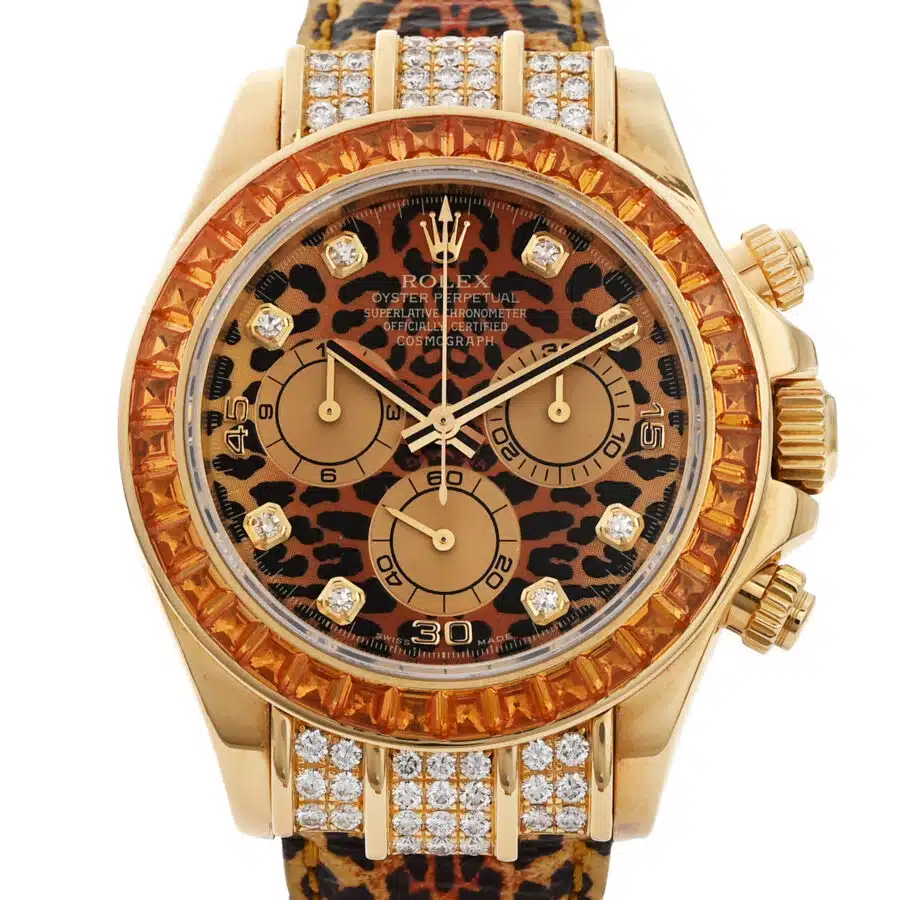 Rolex Daytona Leopard Z series 116598SACO fullset - Bonanno Jewelers