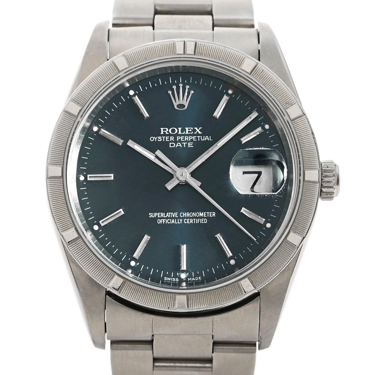 Rolex Oyster Perpetual Date 15210 Blue - Bonanno Jewelers