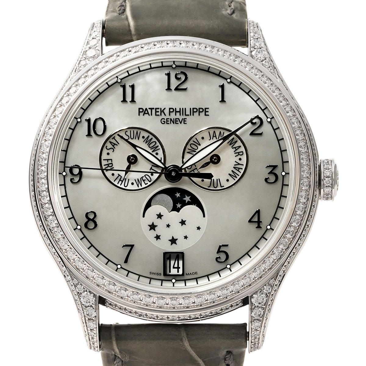 Patek Philippe Annual Calendar Complications White Gold White Balinese ...