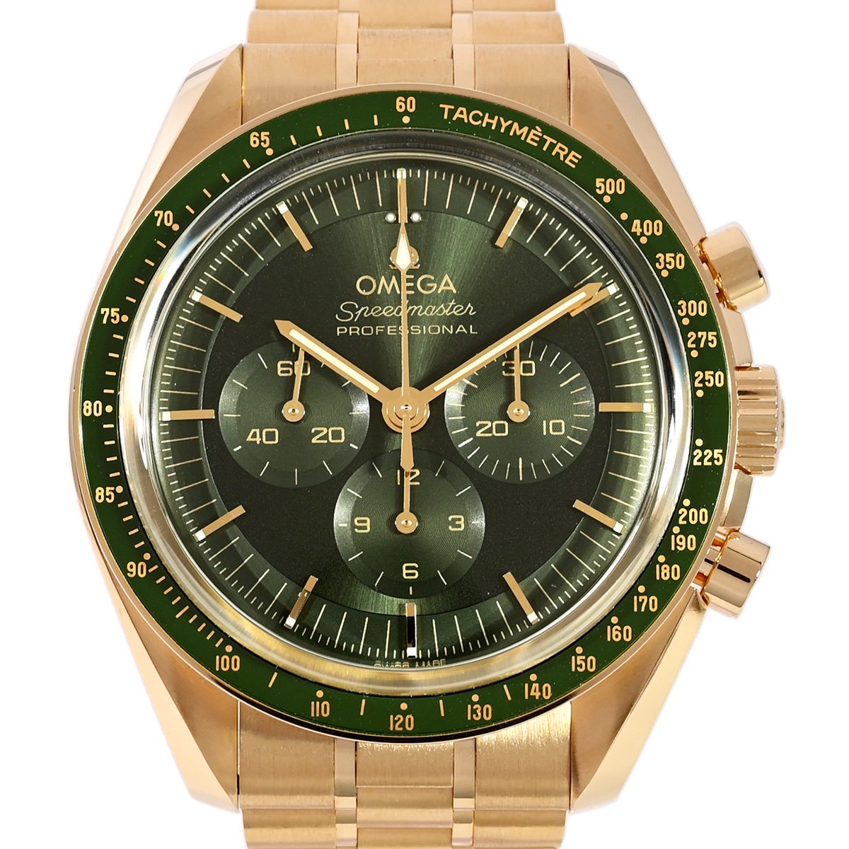 Omega Speedmaster Professional Moonwatch Green Yellow 310.60.42.50.10 ...