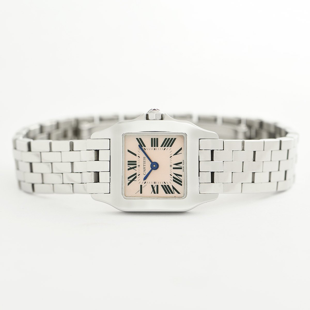 Cartier Santos Demoiselle 2698 Pink Dial - Gioielleria Bonanno