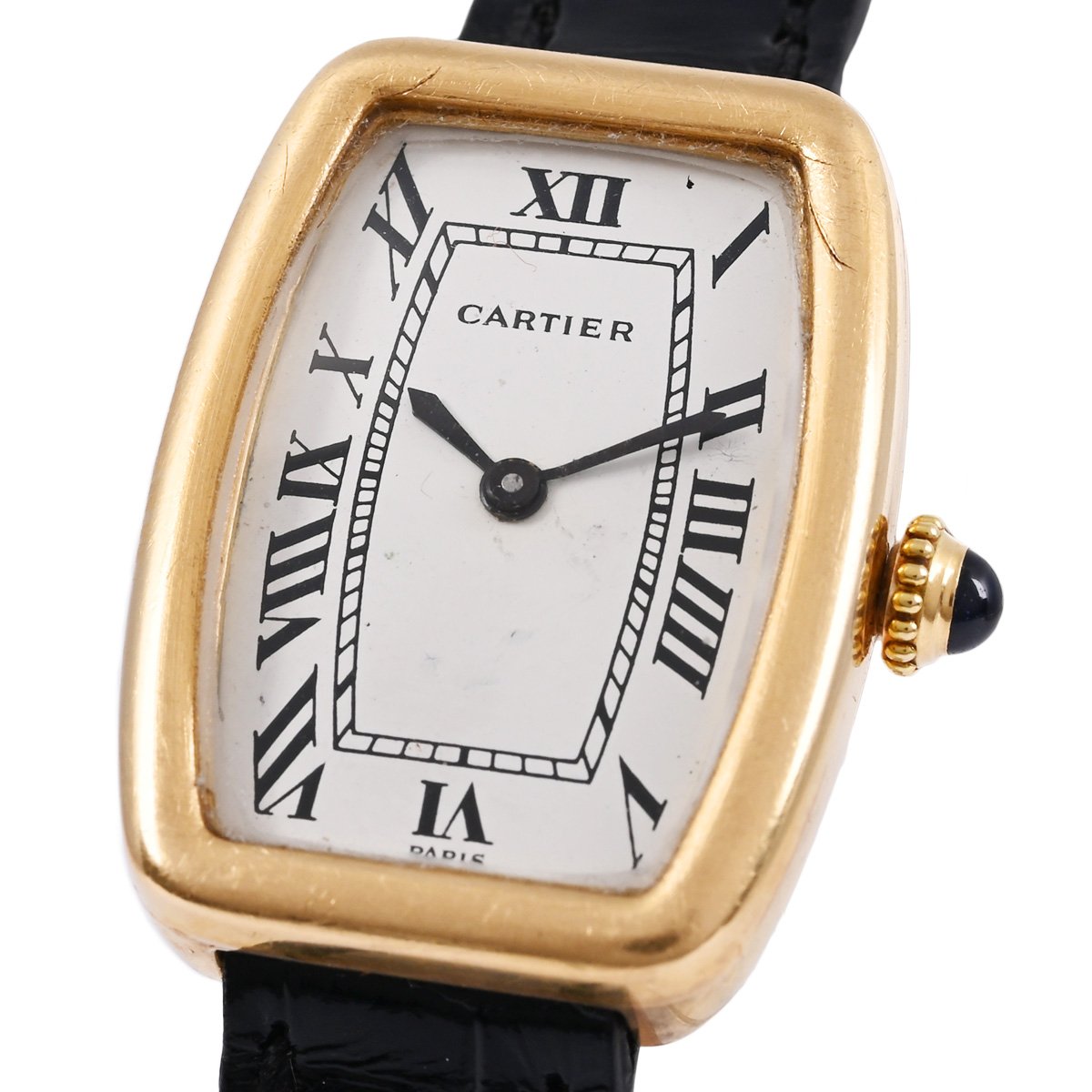Cartier Fabergé Paris Square Yellow Gold 67082 with box - Bonanno Jewelry