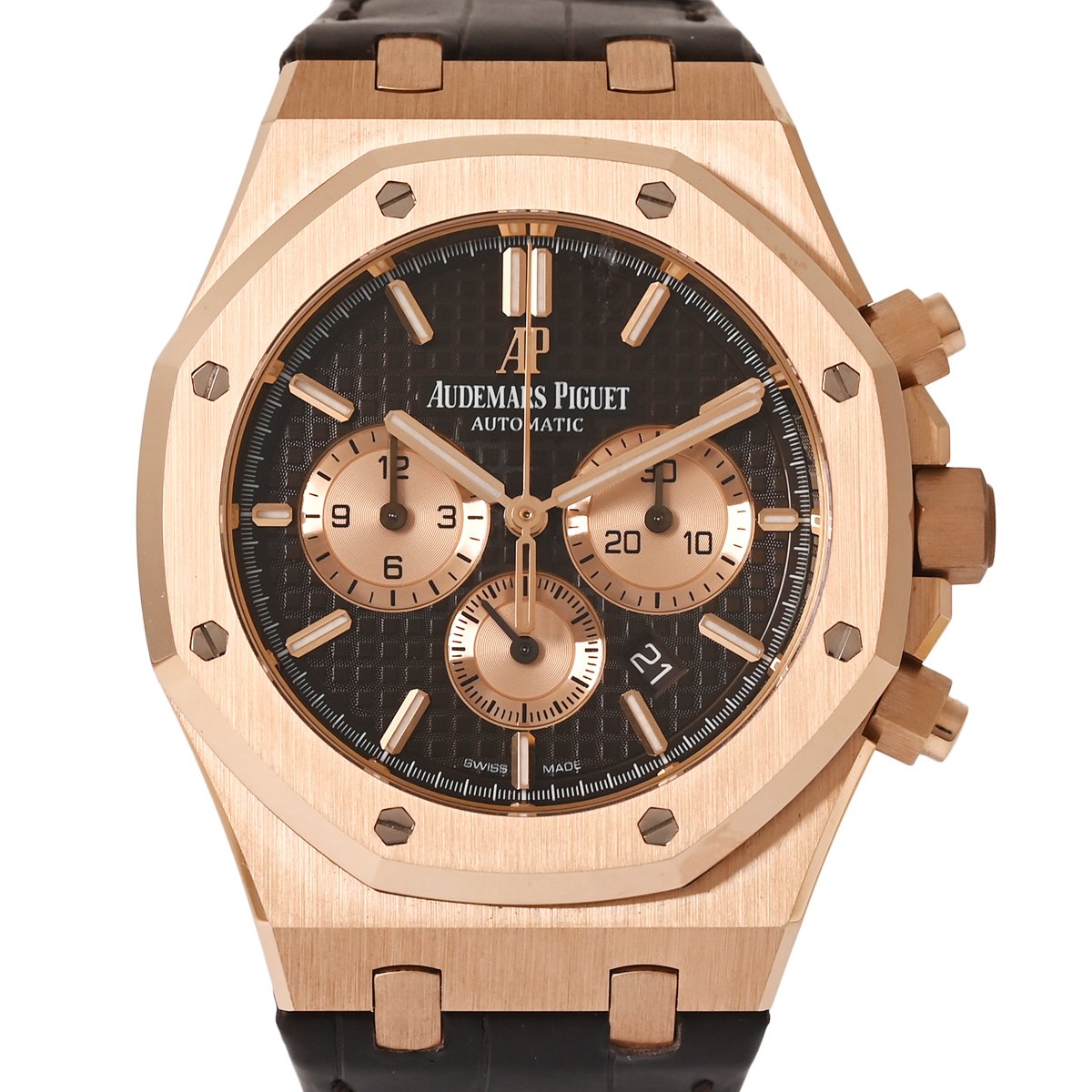 Audemars Piguet Royal Oak Chronograph Chocolate 26331OR with extract ...