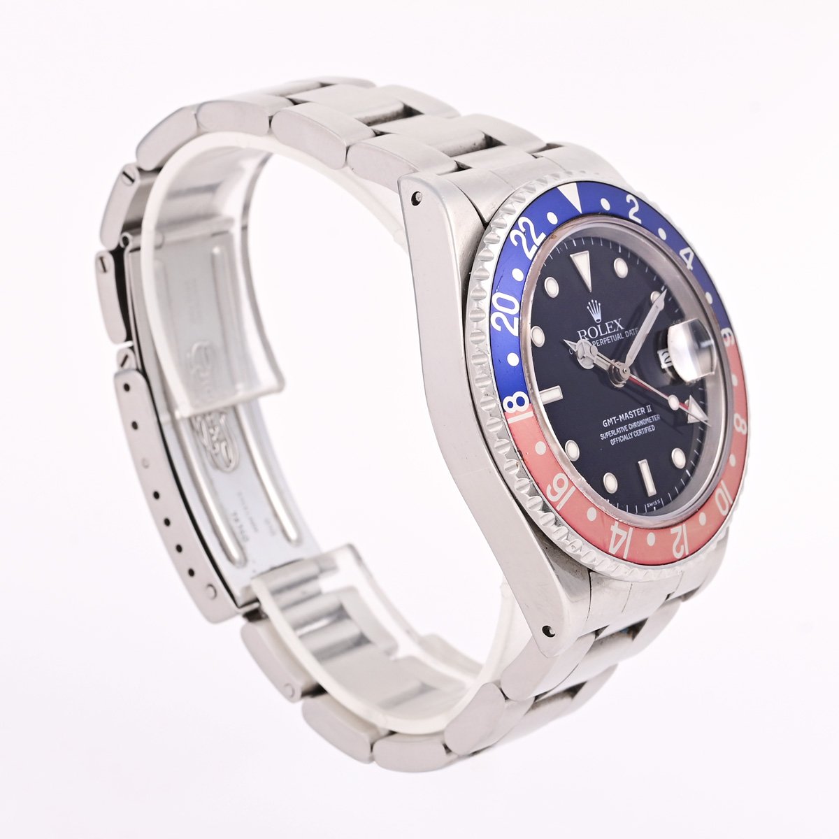 Rolex GMT-Master II Pepsi Fat Lady 16760 with papers - Gioielleria Bonanno